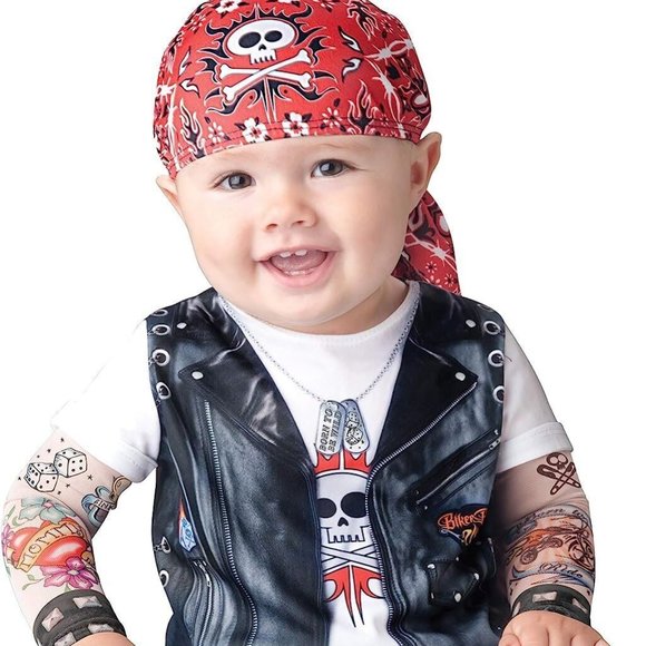 Costumes | Wild Motorcycle Biker Dress Up Halloween Costume One Piece ...